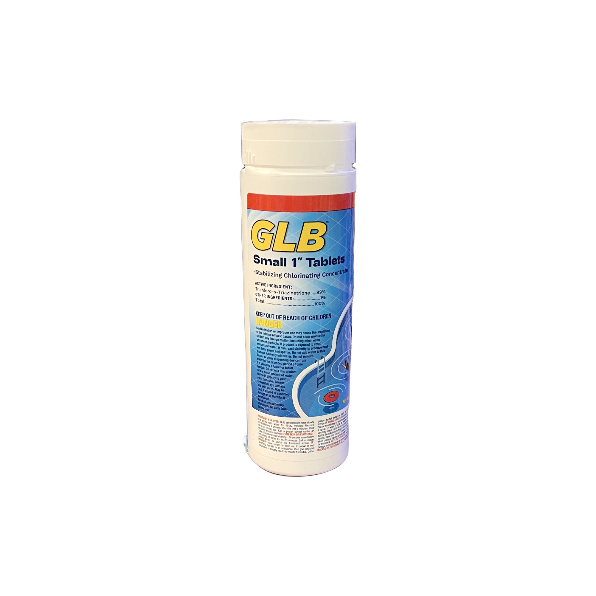 GLB - CHLORINE TABLETS 1in - 2lbs | Harmony Pools